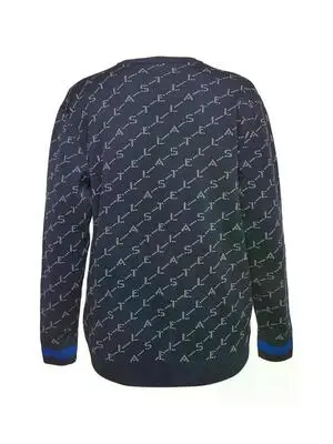 Stella McCartney All-over Logo Print Long Sleeve Sweater