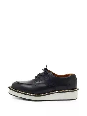 Givenchy Platform Sole Derby Shoes - Black