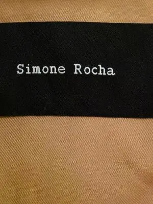 Simone Rocha Ruffled Double-breasted Trench Coat