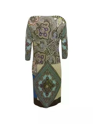 Etro Paisley Print Midi Dress