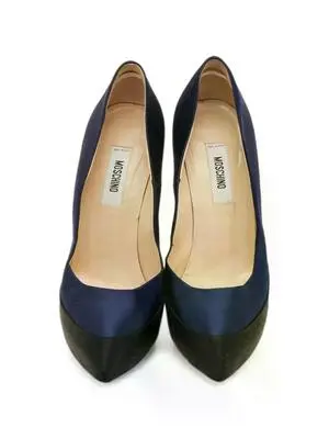 Moschino Tricolour Platform Pumps