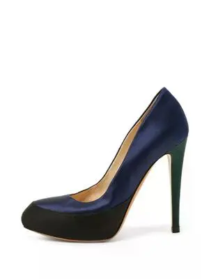 Moschino Tricolour Platform Pumps