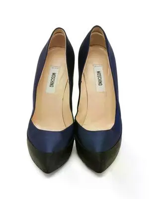 Moschino Tricolour Platform Pumps