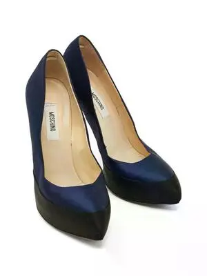 Moschino Tricolour Platform Pumps