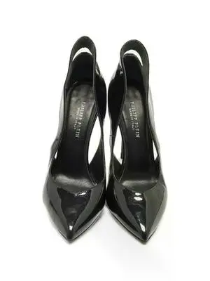 Philipp Plein Patent Leather Cut-out Pointed-toe Pumps