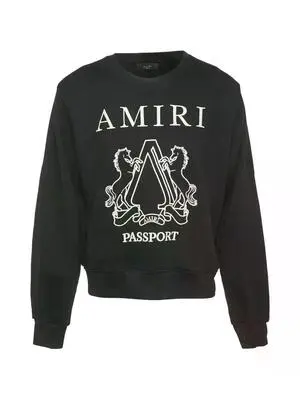 Amiri Passport Embroidered Sweatshirt