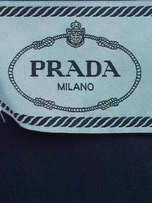 Prada Sleeveless Mini Dress With Contrast Stitching