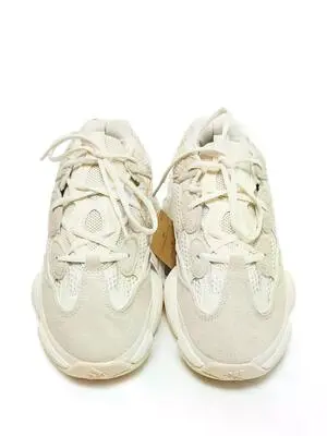 ADIDAS X YEEZY 500 Mesh Suede Sneakers