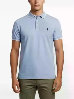 Polo Ralph Lauren Pique Polo Shirt - Blue