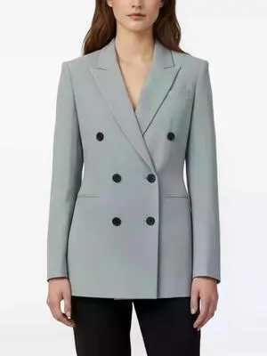 Theory Double-breasted Blazer - Blue