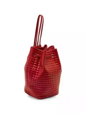 Celine 2019 Quilted Leather Drawstring Backpack