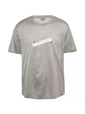 LANVIN Logo Reflective Tape T-shirt