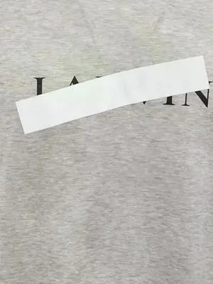 LANVIN Logo Reflective Tape T-shirt