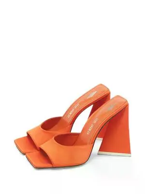 Attico Luz Square-toe Mules