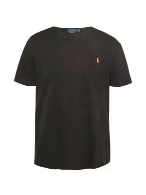 Polo Ralph Lauren Logo-embroidered T-shirt - Black