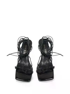 ANDREA WAZEN Gia Ankle-strap Stiletto Sandals