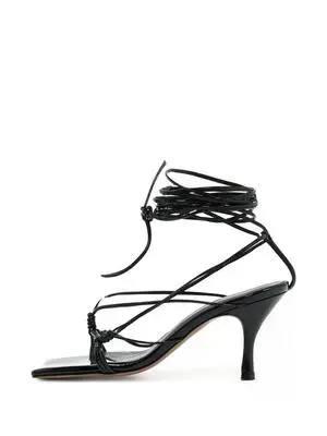 ANDREA WAZEN Andrea Wazen Gia Ankle-Strap Stiletto Sandals
