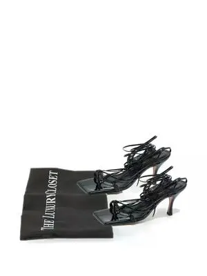 ANDREA WAZEN Gia Ankle-strap Stiletto Sandals