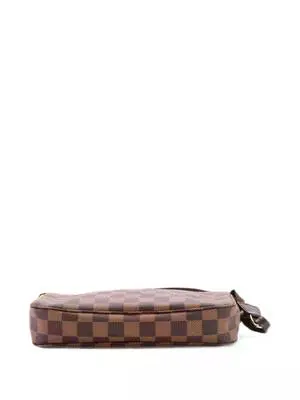 LOUIS VUITTON Pochette Accessoires Nm Damier Clutch Bag - Brown