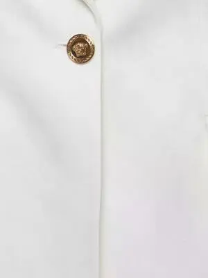 Versace Peak Lapel Gabardine Blazer