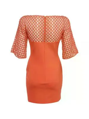 Zuhair Murad Mesh-panel Mini Dress