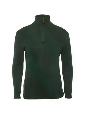 Polo Ralph Lauren Quarter-zip Knit Sweater - Green