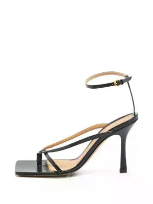 Bottega Veneta Stretch Ankle-strap Heeled Sandals
