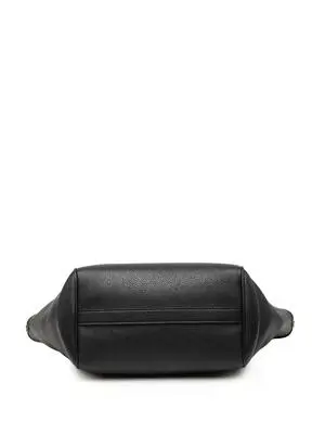 Celine Small Grained Calfskin Folded Cabas Tote Satchel