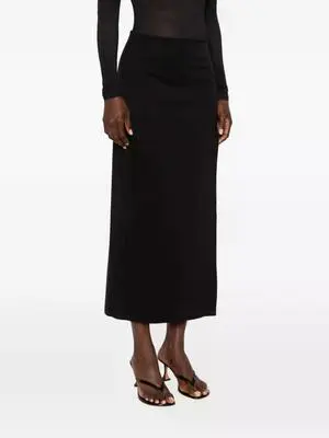 Wardrobe.NYC Side-slit Midi Skirt