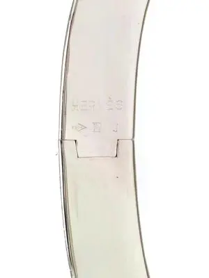 Hermès Narrow Enamel Clic H Bracelet Pm - Black