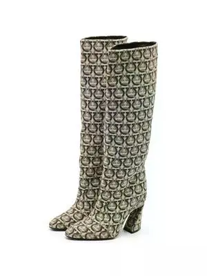 FERRAGAMO Gancini Knee-length Boots
