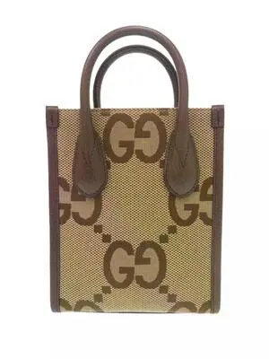 Gucci Mini Jumbo Gg Canvas Web Satchel