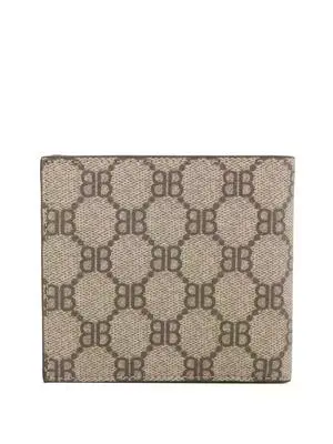 Balenciaga 2021-2026 Gucci The Hacker Project Bb Supreme Compact Bifold Wallet Small Wallets