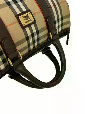 Burberry Nova Check Boston Bag - Multicolour