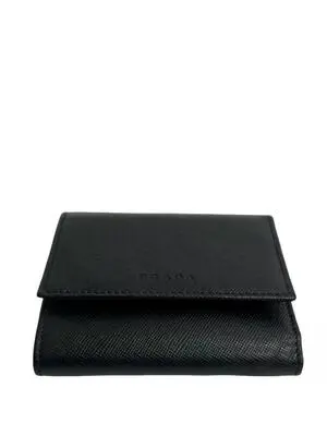 Prada 2000-2013 Saffiano Trifold Wallet Small Wallets