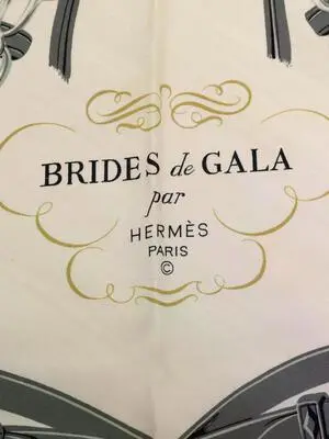Hermès 20th Century Brides De Gala Silk Scarf 90 Scarves