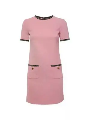 Moschino Contrast-trim Mini Dress