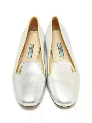 Prada Saffiano Leather Loafers