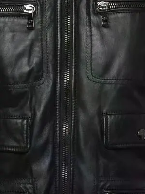 Dolce & Gabbana Zip-up Leather Jacket
