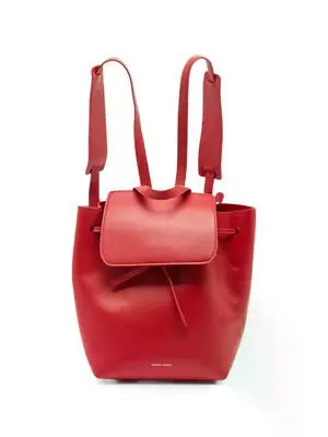 MANSUR GAVRIEL Leather Mini Backpack - Red