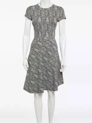 Stella McCartney And White Herringbone Mini Dress