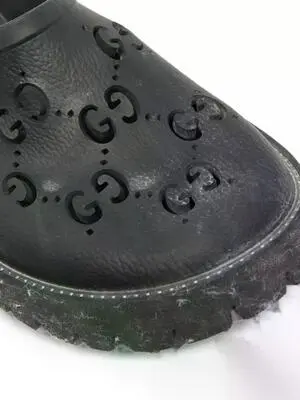 Gucci Logo Cut-out Flat Mules