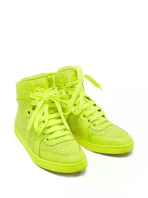 Gucci Coda Perforated Leather High-top Sneakers