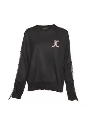 Just Cavalli Logo Patch Sweatshirt - Black