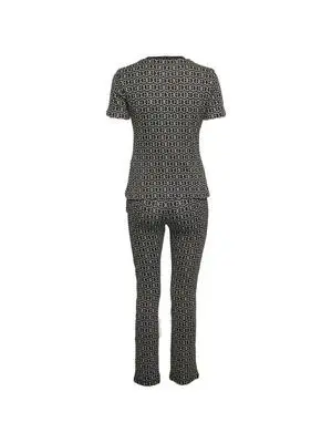 Hermès H Rond Jacquard Knit T-shirt And Trousers Set