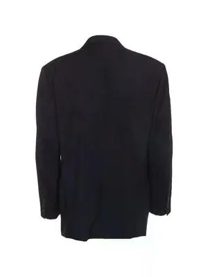 LANVIN Pinstripe Single-breasted Blazer - Blue