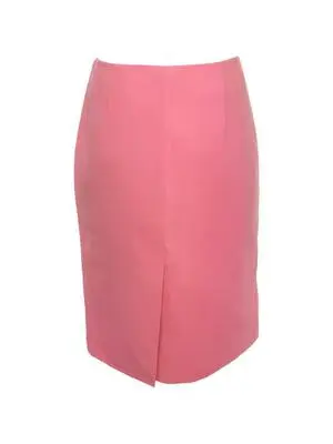 Prada High-waisted Pencil Skirt With Rear Slit