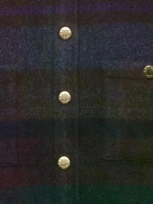 Sandro Checked Pattern Jacket