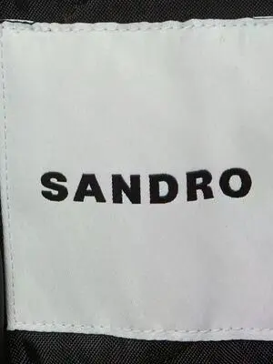 Sandro Checked Pattern Jacket