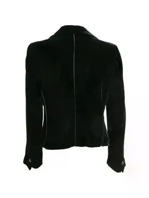 Giorgio Armani Single-breasted Jacket - Black